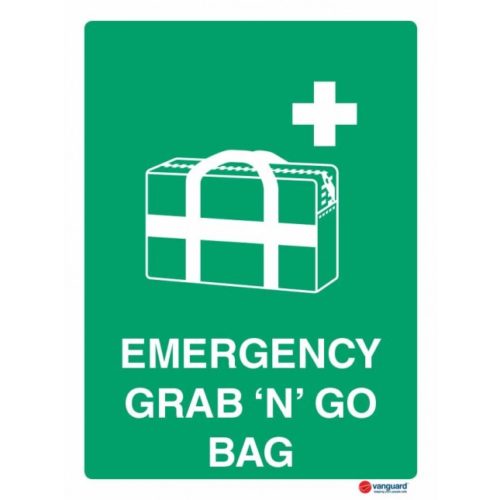 ACM Emergency Sign - Emergency Grab 'n' Go Bag - Vanguard Group