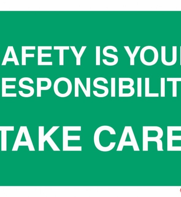 ACM Emergency Sign - Safety is your responsibility - Take Care ...