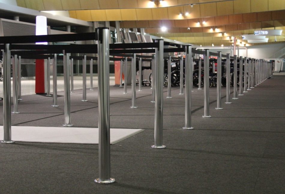 Fixed Queuing Stanchion - Vanguard Group