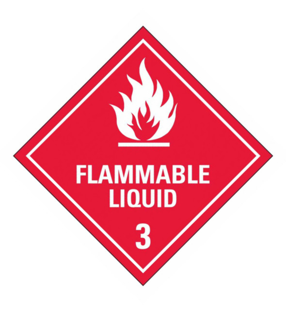 Dangerous Goods Sign - Class 3 Flammable Liquid - Vanguard Group
