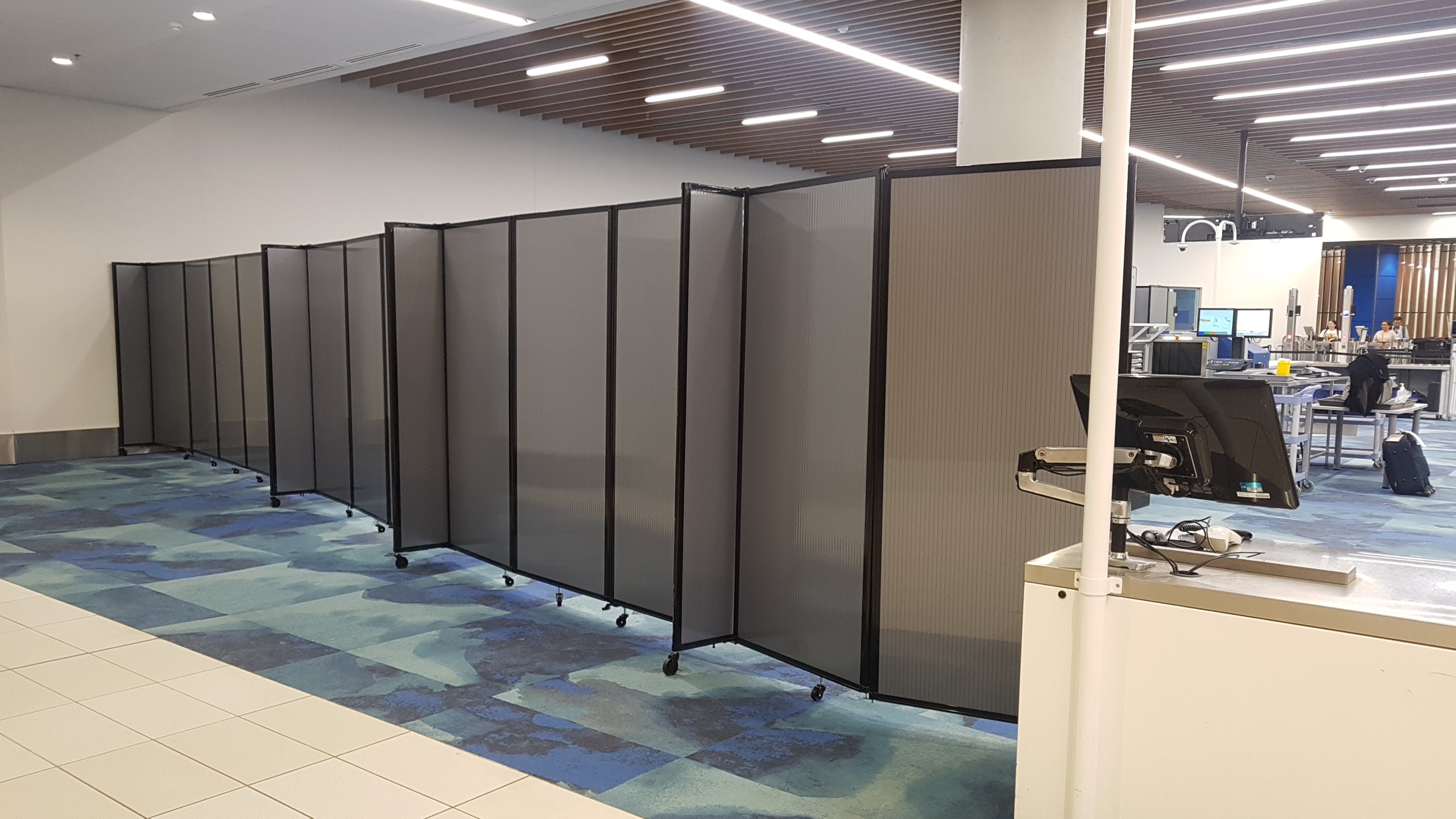 Office Privacy Wall Budget Wooden Office Screen EASE, 1480x1000x18 Mm,