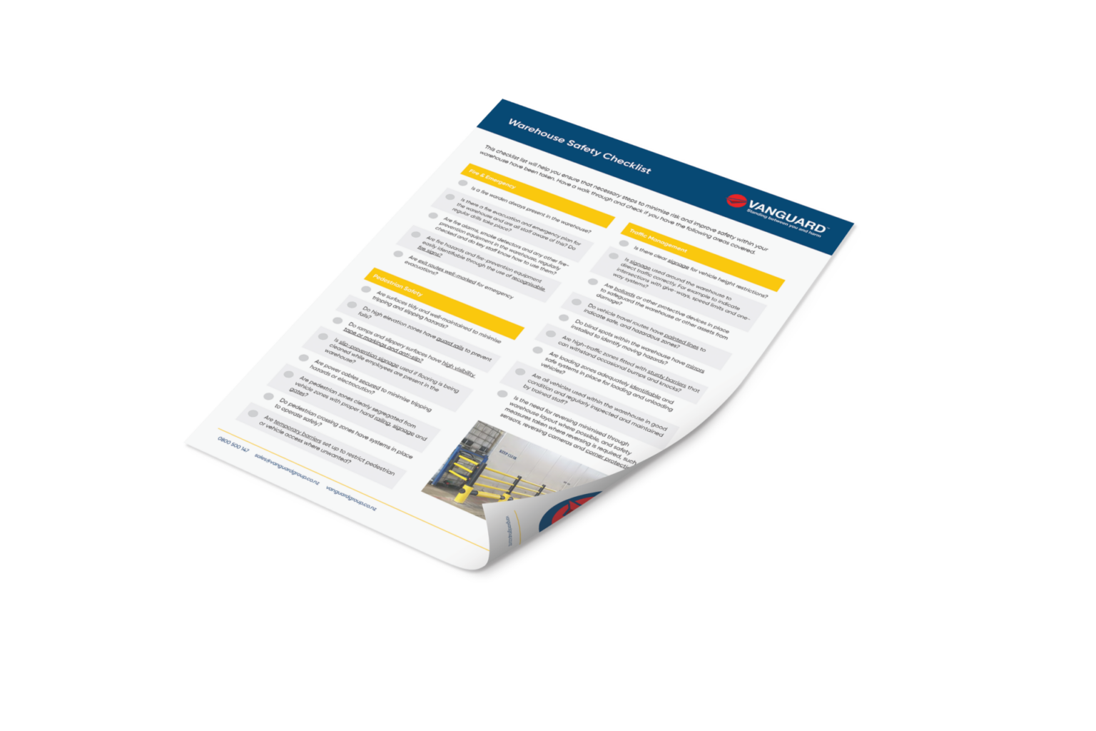 Warehouse Safety Checklist - Vanguard Group