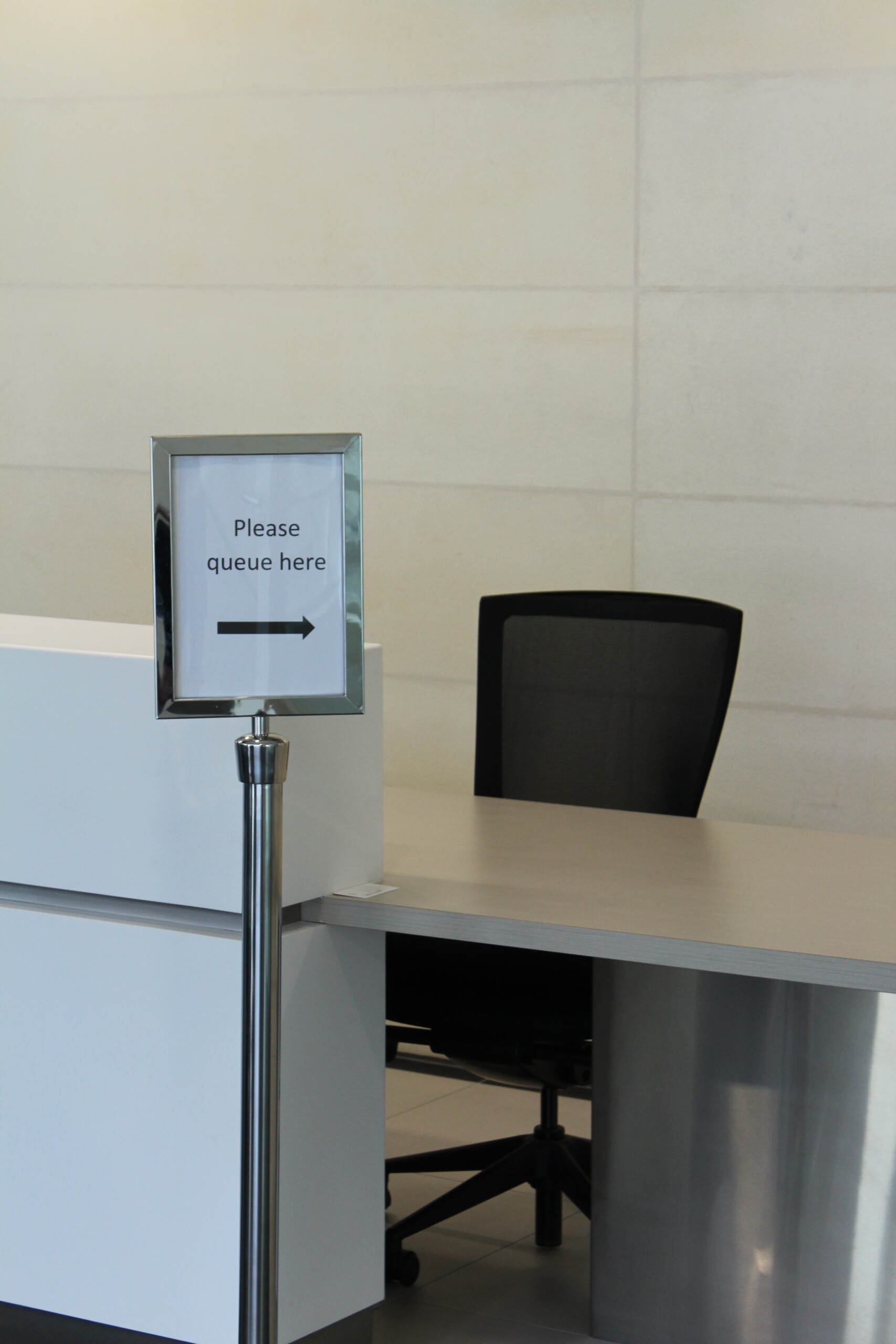 Freestanding Sign Holder - A4 Portrait - Vanguard Group