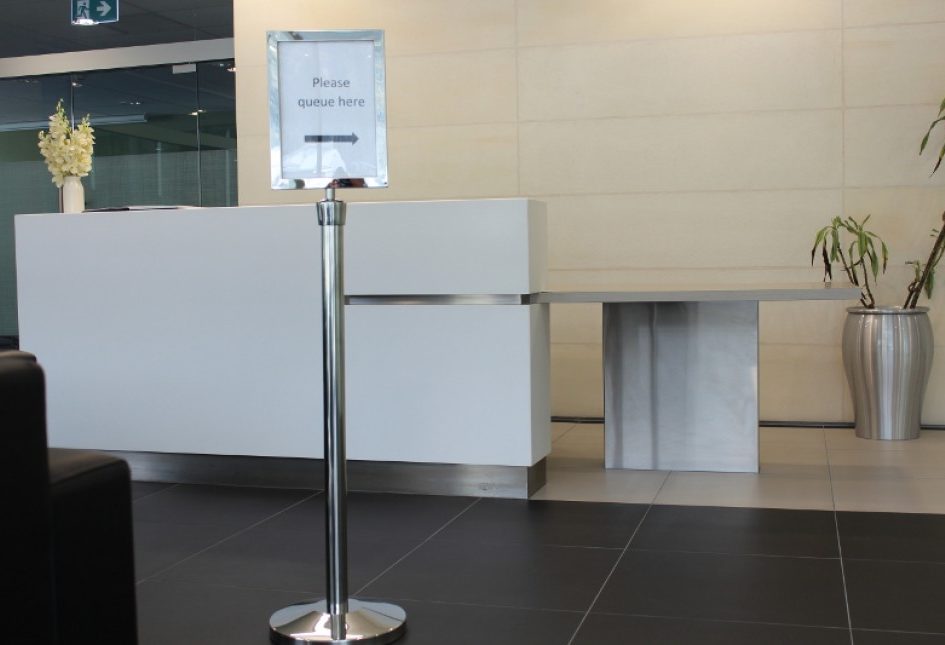 Freestanding Sign Holder - A4 Portrait - Vanguard NZ