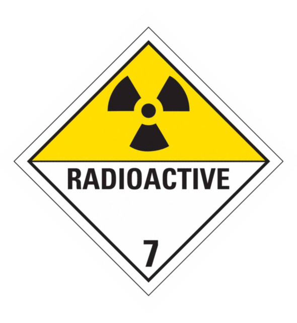 Dangerous Goods Sign - Class 7 Radioactive - Vanguard NZ Dangerous Goods Sign - Class 7 Radioactive - Vanguard NZ