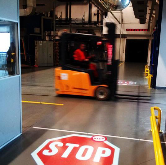 Projected Safety Signage - Vanguard Group